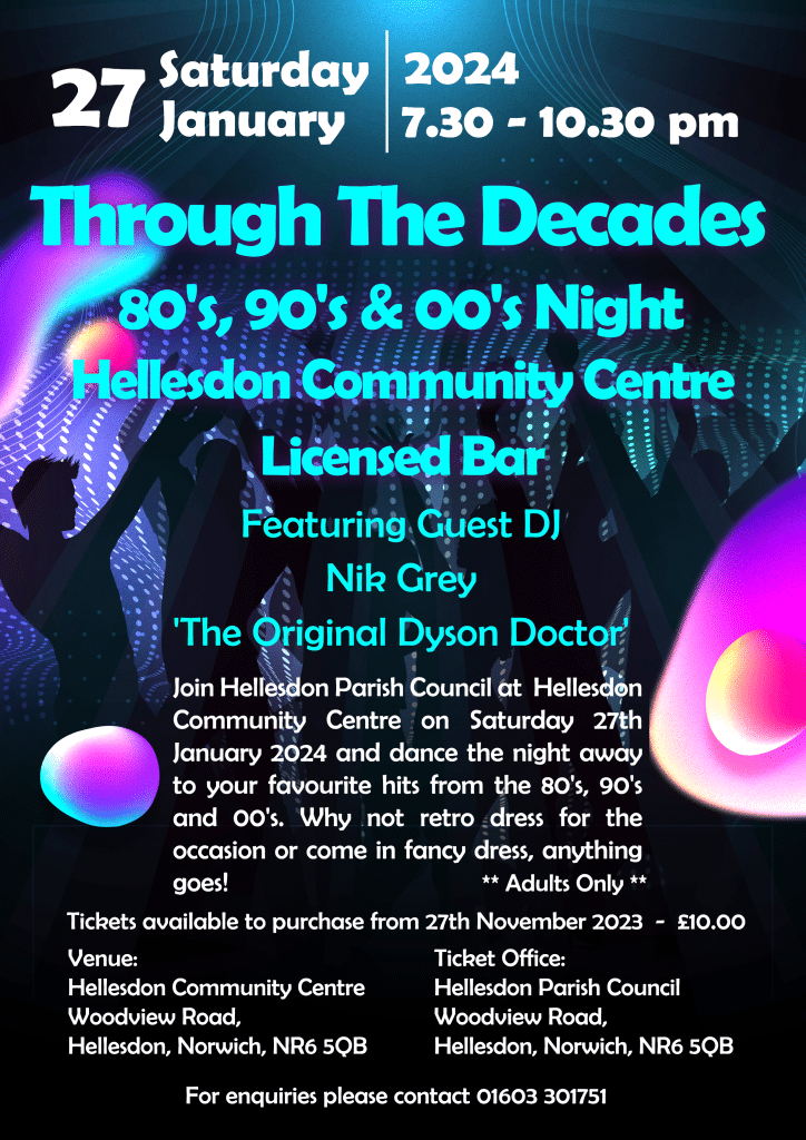 Through The Decades - 80's, 90's & 00's - Hellesdon Parish Council